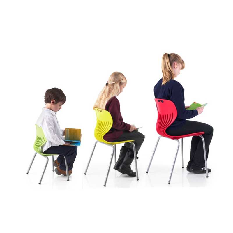 Mata Classroom Chair, A Colourful stackable school Chair