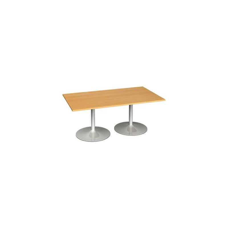 Column Base Rectangular Boardroom Table