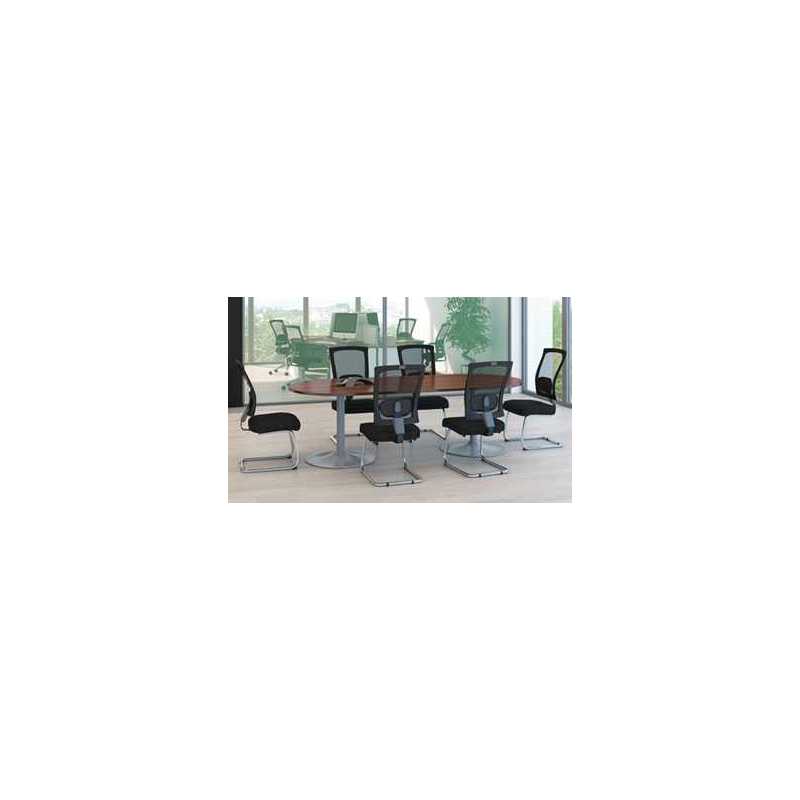 Column Base Rectangular Boardroom Table