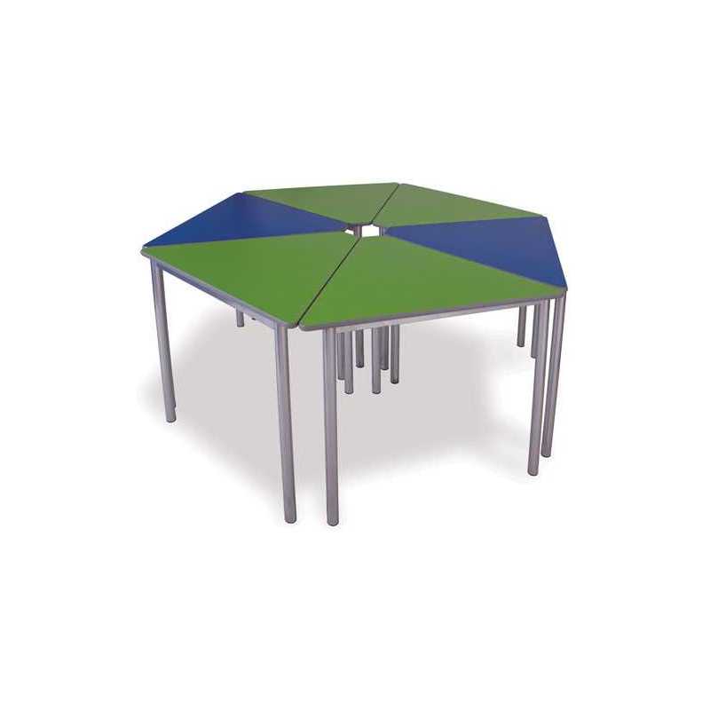 Link Triangular Classroom Tables with Chunky Legs