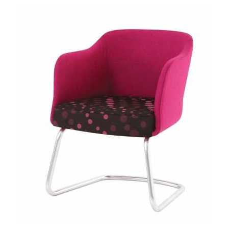 Tumble Cantilever Frame Chair made by Summit