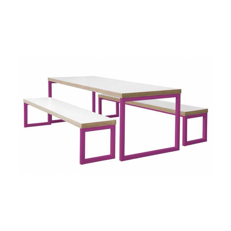 Canteen Tables & Benches for School, College Dining Room.