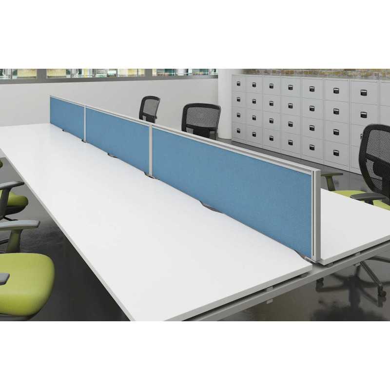 Aluminium Frame Fabric Desktop Screens, Full choice of Colours