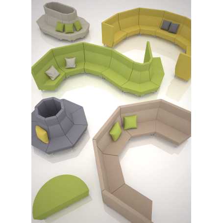 Encore High Back Modular Seating, Private Office Seating
