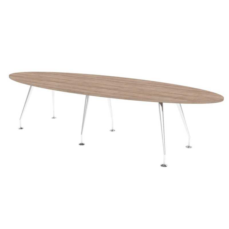 Spire Large Oval Meeting Table