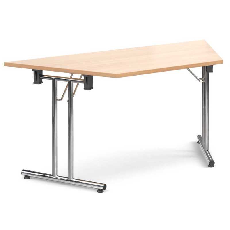 Trapezoidal Table with Folding Legs