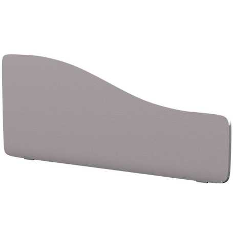 Ascend Fabric Desktop Screens, Rectangular, Wave or Curve