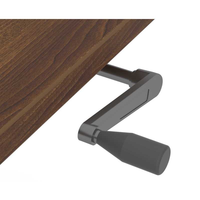 Crank Handle Sit Stand Height Adjustable Desk