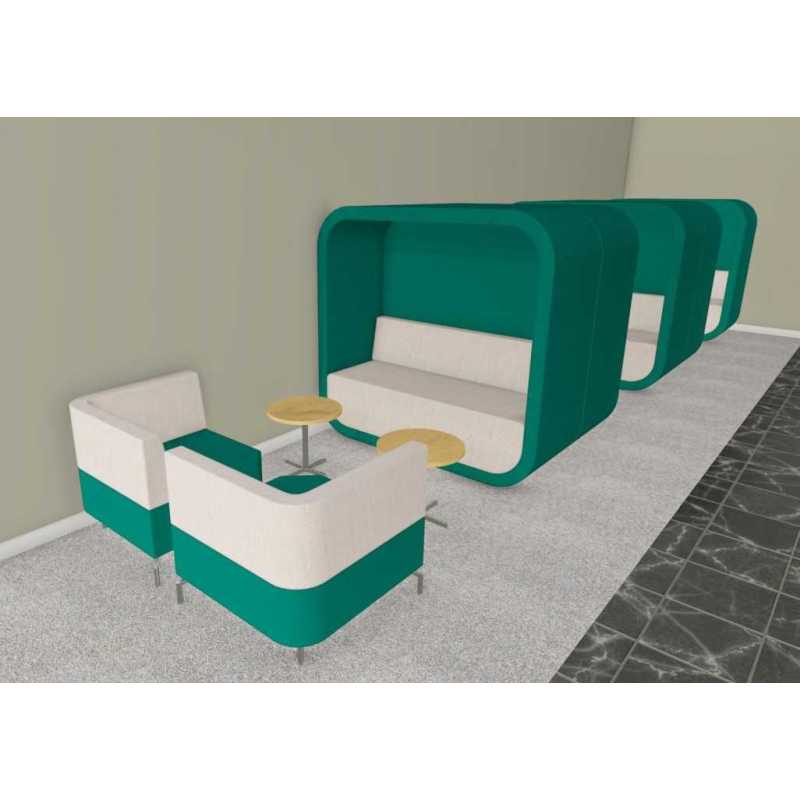 Snug and Snuggle Modern Private Office Seating