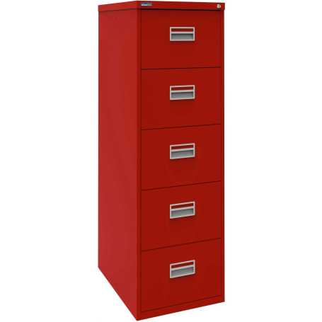 Silverline 5 Drawer Filing Cabinet
