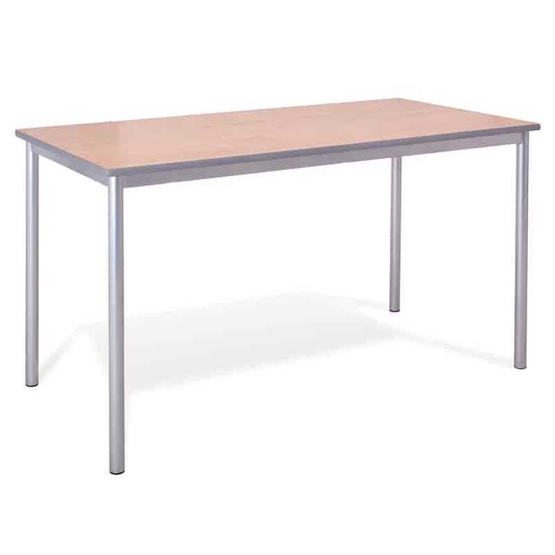 Premium Grade Double Classroom Table with Round Legs