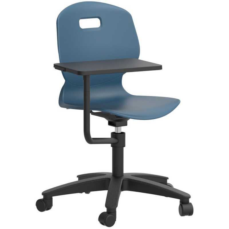 Writing Tablet Chair, Spin the writing surface 360 degrees