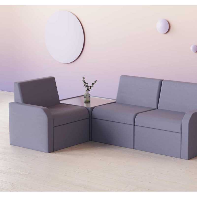 Faringdon Modular Reception Chair with Right Arm