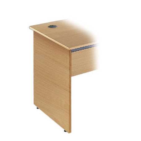 Contract 25 Panel End Desk with 2 & 2 Drawer Fixed Pedestals