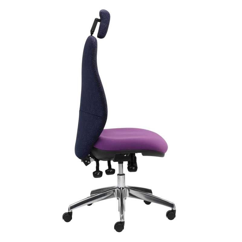 IF91 Inflexion Full sculpted back operators chair with headrest